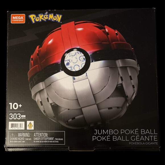 Mattel | Toys | Mega Construx Jumbo Pok Ball Building Set | Poshmark